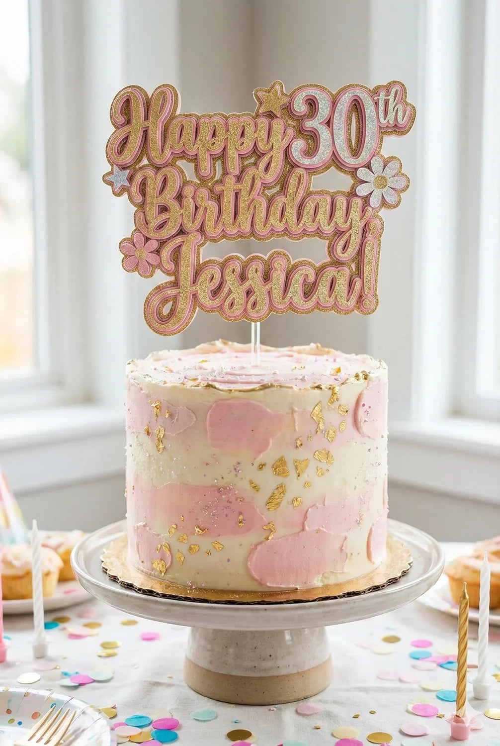 DIY Cake & Cupcake Toppers: The Ultimate Guide to Layered Party Decor ...