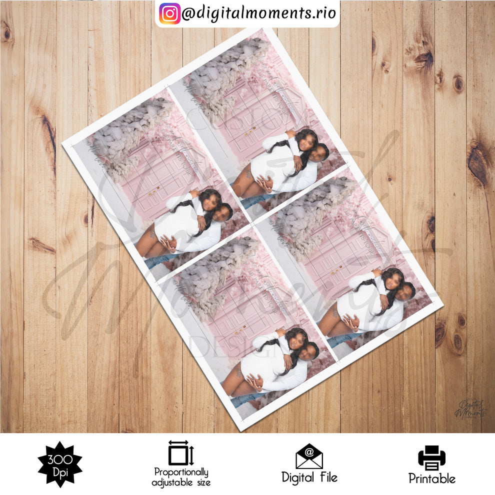 Vintage Travel 6x4 Menu Custom Design with picture, Digital file only ...